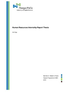 Human Resources Internships Report Thesis - Theseus